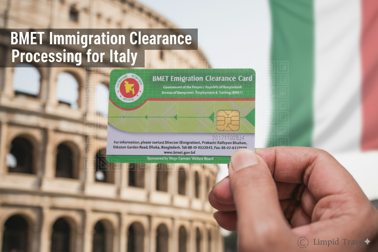 BMET Immigration Clearance Processing for Italy - Limpid Travels